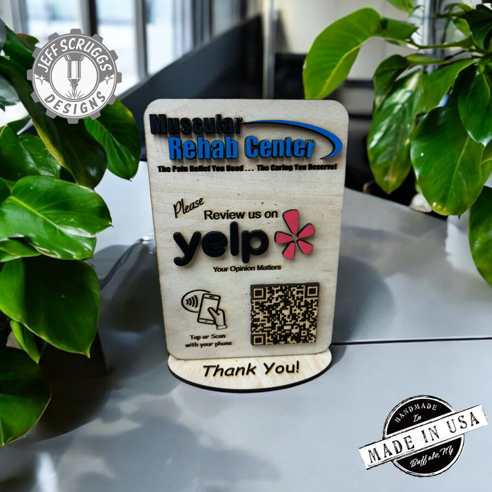 Yelp Review Sign – Jeff Scruggs Designs